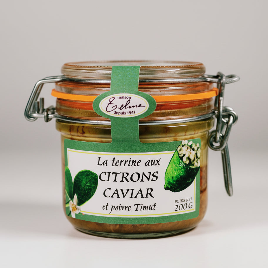 Pork terrine with lemon caviar and timut pepper - Maison Telme – Maître Philippe & Filles