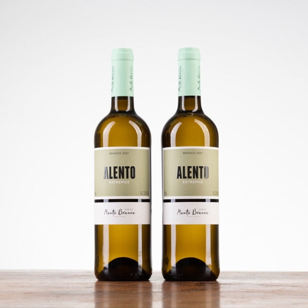 White wine from Portugal, Alento Branco, Alentejo - Adega do Monte ...